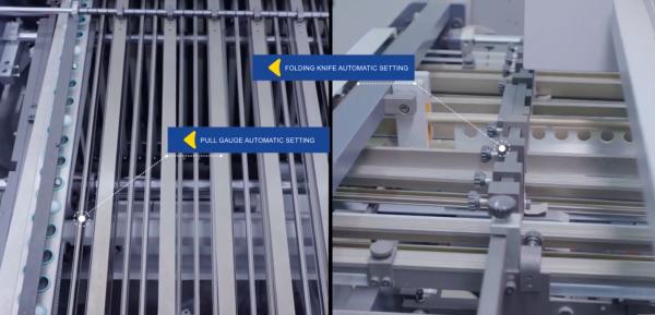 Quality CP80/4KLL-F Digital Automatic Folding Machine Easy Operation All Setting In for sale
