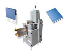 China Semi Auto Cover Casing In Machine auto presses, creases, and delivers finished books, greatly saving labor. for sale