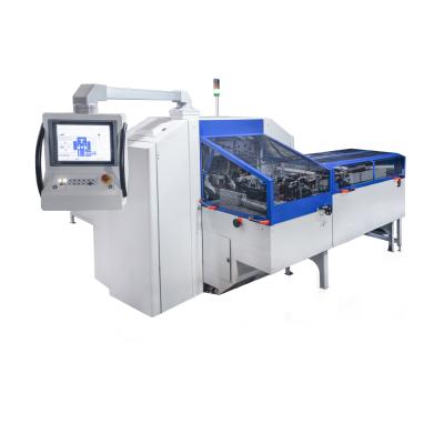 China HX80DH High Speed Three Knife Trimmer Two Parallel Knives One Right Angle Knife Trim Sides Simultaneously for sale