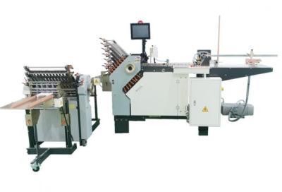 China CP Miniature Buckle Paper Folding Machine Suitable for Pharma Insert High Speed for sale