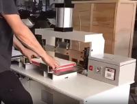China HX480N Hardcover Book Nipping Machine 480mm Width 400℃ Heat Control for sale