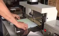 China HX480N Hardcover Book Nipping Machine 480mm Width 400℃ Heat Control for sale