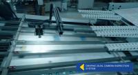 China Dual Camera Leaflet Inspection System 40000pcs/h Pattern Match 2D Code for Folding Machine for sale