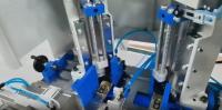 China Double Head Hydraulic Corner Trimmer Stable Precision And Safe Operating Design for sale
