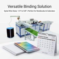 China Automatic Spiral Forming Punching Binding Machine for Notebook Calendar Production for sale