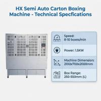 China HX Carton Packing Device Ensuring Stable Continuous Process For Book Packaging Production for sale