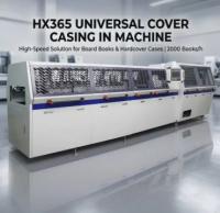 China HX365 Universal Cover Casing In Machine Supporting Continuous Book Binding with High Stability and Operational Reliability for sale