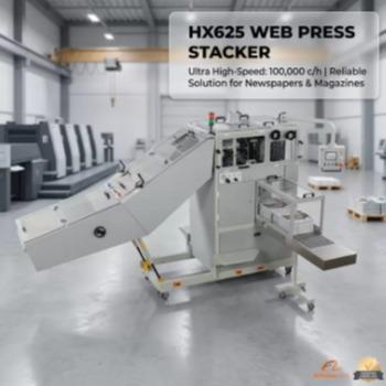 China HX625 Web Press Stacker optimized for newspaper factories commercial printing plants and magazine printing for sale