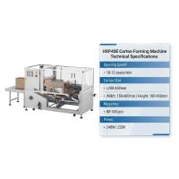 China HXP40E Fully Automated Box Forming Device Connecting With Downstream Packaging Conveyor for sale