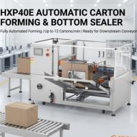 China HXP40E Fully Automated Box Forming Device Connecting With Downstream Packaging Conveyor for sale