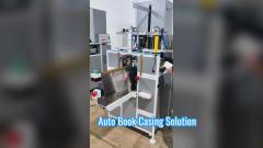 HXCIM Semi auto cover casing in machine cover post press casing equipment