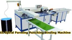 Automatic Spiral Forming Punching and Binding Machine