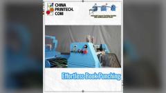 Automatic Access Punching Machine is designed for notebook, diary, binding book, leaflet, folding si