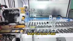 HXPC50 Double Column Flaps Folding Carton Sealer – Seal Top & Bottom in One Pass