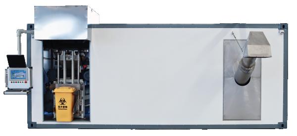 Quality Medical Bio Waste Shredder Machine Disposal Unit Customized for sale