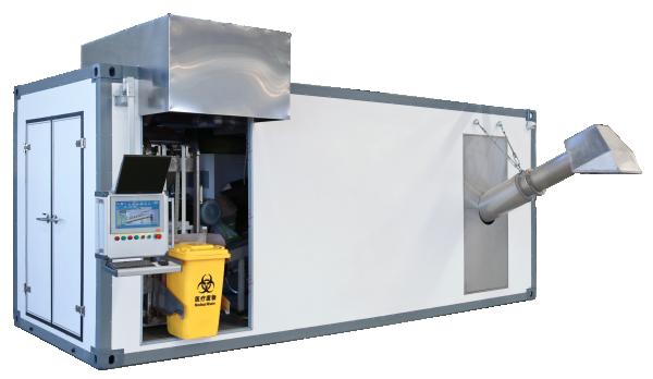 Quality Medical Bio Waste Shredder Machine Disposal Unit Customized for sale