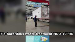 Delivery of biological hazardous waste treatment equipment MDU-10PRO