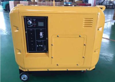 China 6kva geradores portáteis pequenos amarelos Genset elétrico 3000rpm 3600rpm à venda