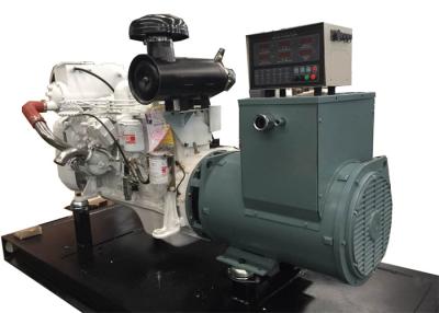 China tipo silencioso de Weathproof do gerador diesel do barco de 100kva Cummins, Stamford/alternador da maratona à venda