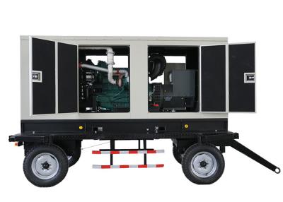 Cina Potere mobile 100% di tasso di gruppo elettrogeno del rimorchio di uso durevole 100KVA 80kw in vendita