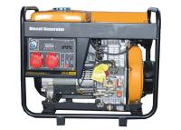 China 3 Phase 5000W Portable Small Portable Generators Open Type Hand Start for sale