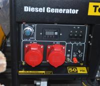 China 3 Phase 5000W Portable Small Portable Generators Open Type Hand Start for sale