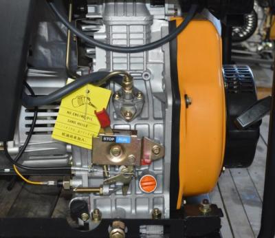 中国 3つの段階5000Wの携帯用小さい携帯用発電機はタイプ手の開始を開けます 販売のため