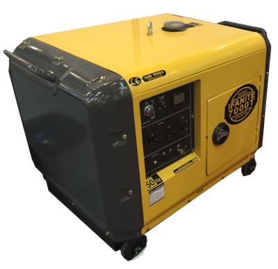 中国 超6000W Portabledieselの発電機のKiporの無声タイプ電気Genset 販売のため