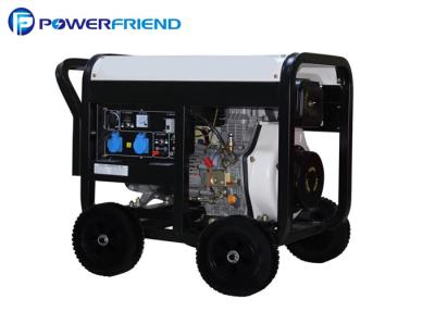 Cina piccolo generatore diesel portatile di inizio elettrico 7KVA con le ruote ed il motore delle maniglie 192FAE in vendita