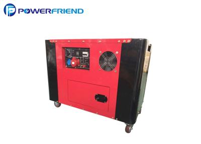 Cina Piccolo raffreddamento a aria diesel portatile silenzioso del generatore 10kw 3 fasi/monofase in vendita