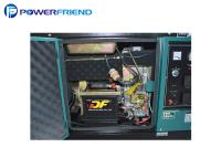 China AC Single Phase Blue Small Quiet Diesel Generator 7kva With Silent Shell for sale