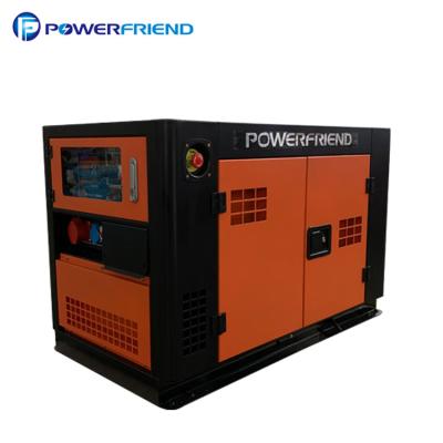 China 10kva dirigem o tipo silencioso fase monofásica de refrigeração ar dos geradores portáteis pequenos do uso à venda