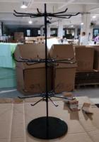 China Multipurpose Counter Top Display Stand Three Tier Rotating Display Rack for sale