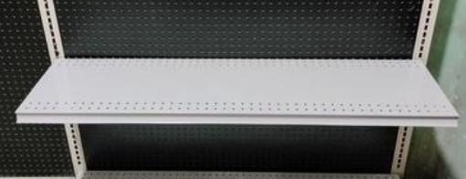 Quality High Strength Retail Store Gondola Fixtures Three Position 48"W X 13"D Grey for sale