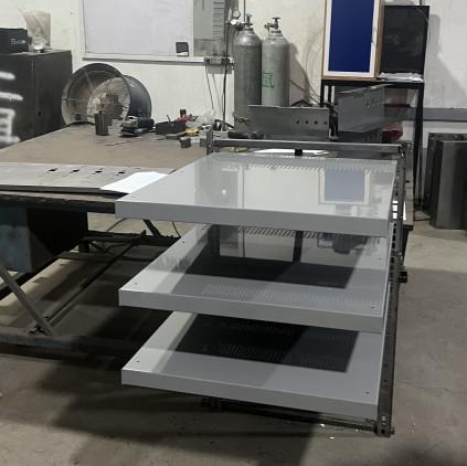 Quality Powder Coating Wall Mounted Retail Shelving Fixtures 24in X 30in for sale