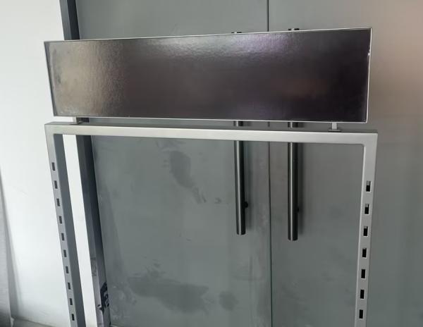 Quality Versatile Powder Coating Metal Store Fixture With Magnetic Billboard for sale
