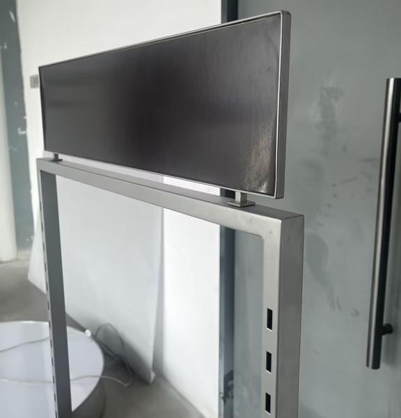Quality Versatile Powder Coating Metal Store Fixture With Magnetic Billboard for sale