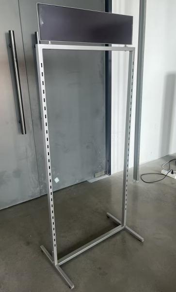 Quality Versatile Powder Coating Metal Store Fixture With Magnetic Billboard for sale