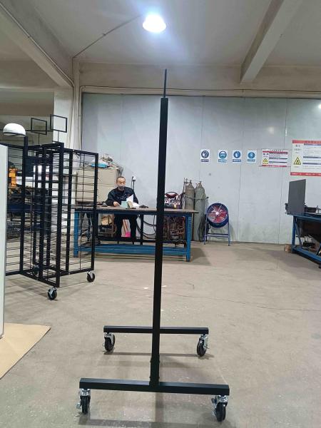 Quality 2 Way Mobile Display Rack Gridwall Panel Display Stand High Durability for sale