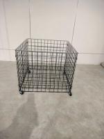 China Dump Wire Grid Bin with Locked Casters for sale