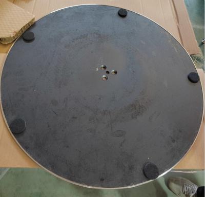 China AT-0262 Display Table Wood Top Round Coffee Table Home , Office and Commercial Use for sale