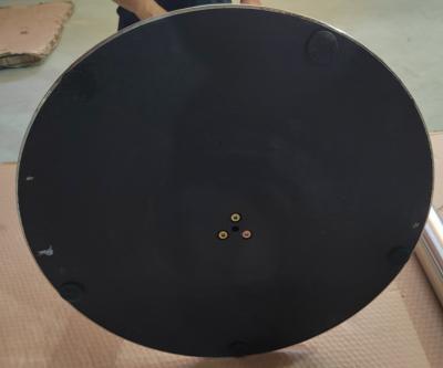 China AT-0262 Display Table Wood Top Round Coffee Table Home , Office and Commercial Use for sale