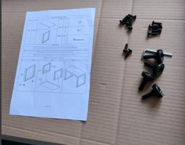 China AT-0263 Customized Display  End Table, Matte Black Metal Square Side Table for Living Room for sale