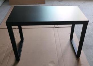China AT-0263 Customized Display  End Table, Matte Black Metal Square Side Table for Living Room for sale