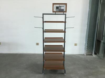 China Metal-wood combined freedstanding hat rack for sale