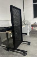 China Black Mobile Pegboard Cart - Adjustable Rolling for sale