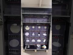 AT-0038 Display case per illuminazione in incasso Grigio Struttura robusta Facile assemblaggio
