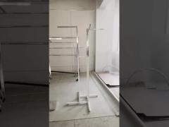 Устойчивый четырёхсторонний стойка для одежды четырёхсторонний стойка для дисплея с регулируемыми руками AT-0185