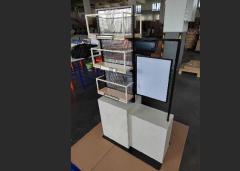 AT-0265 Display Shelves with Wood Base Adjustabe Shelves for Stores 29.8