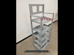at-0260 custom display rack metal five tier display fixture store usage rack supermarket, home kitch